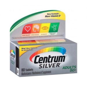 Centrum Silver Complete Multivitamin 50+ 80 Tablets Adults online in ...