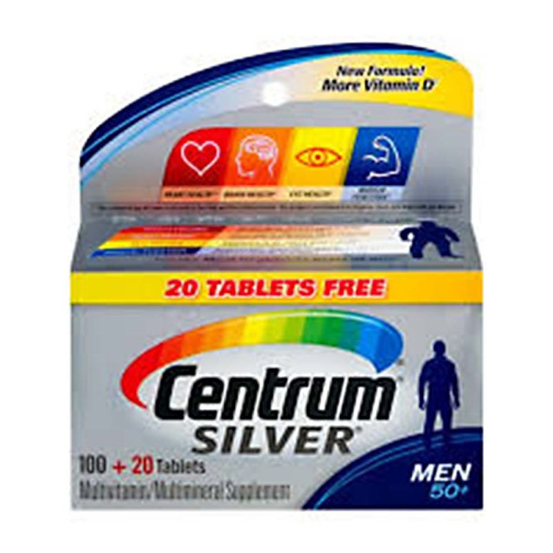 Centrum Silver Men 50+ Multivitamin 275 Tablets online in Pakistan ...