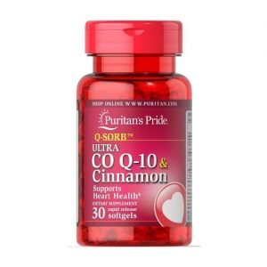 Ultra Co Q-10 & Cinnamon 30 Softgels online in Pakistan - vitaminsmenu.com