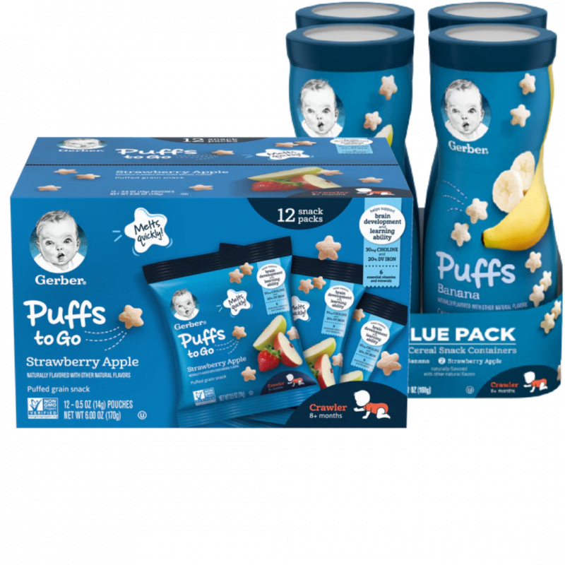 Gerber Puffs Baby Snacks online in Pakistan - vitaminsmenu.com