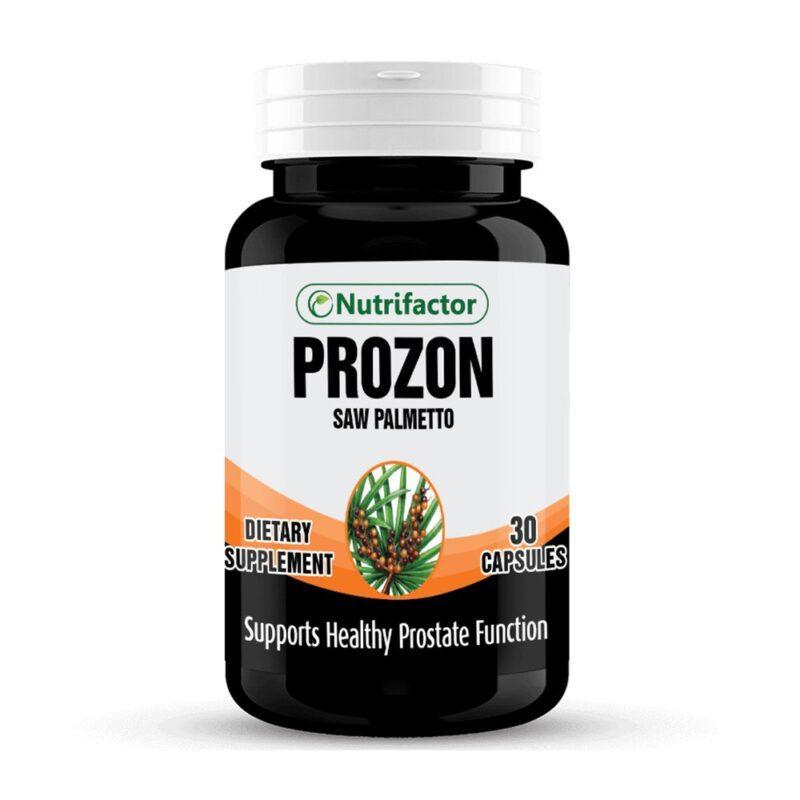 Nutrifactor Prozon, Saw Palmetto, 30 Capsules Supports Healthy Prostate ...