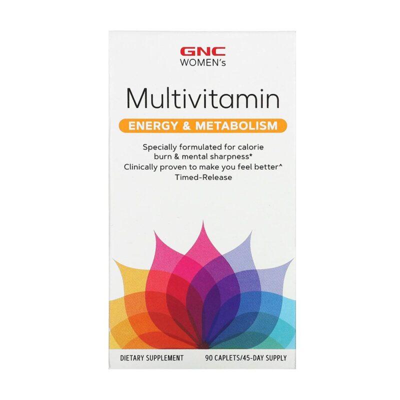 GNC Womens Multivitamin Energy & Metabolism 90 Caplets online in ...